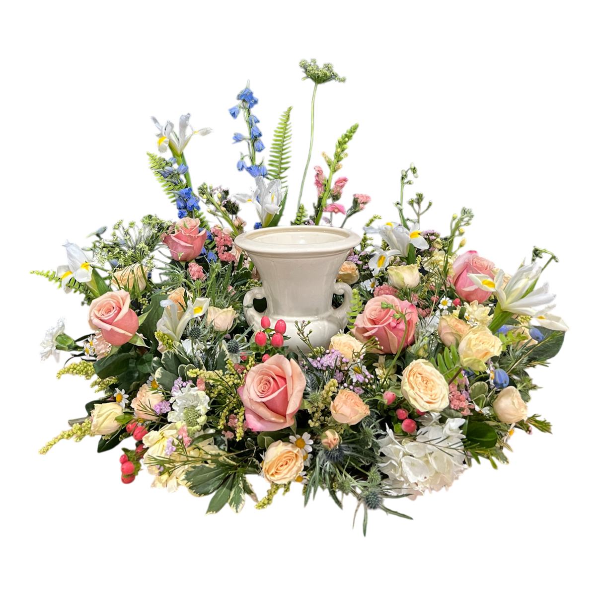 Cremation Urn Memorial Wreath – The Flower Company